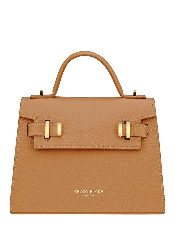 TEDDY BLAKE Ava 9 Top Handle Bag - Camelbrown