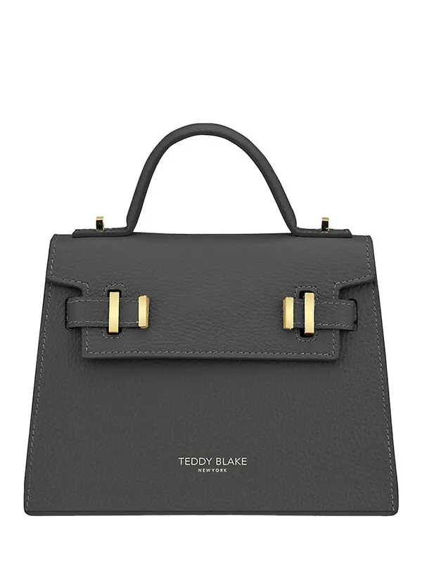 TEDDY BLAKE Ava 9 Top Handle Bag - Dark Grey