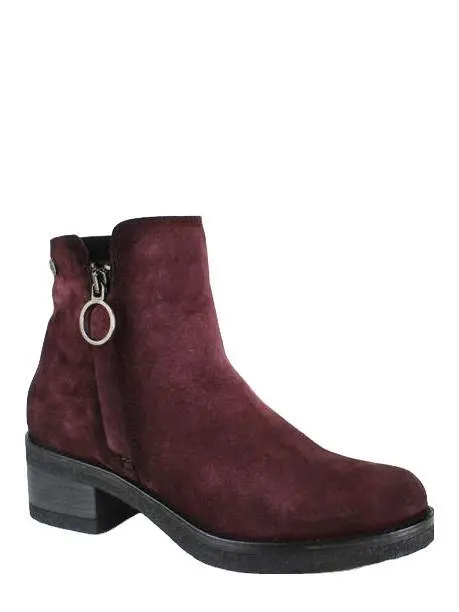NATIONAL COMFORT Carinna Bootie - Dark Red Suede