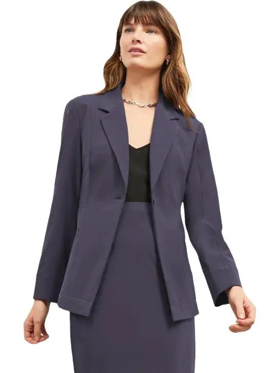 M.M.LAFLEUR Moreland Travel Blazer - Cool Charcoal
