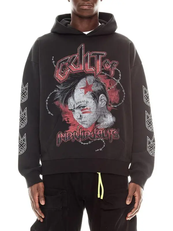 CULT OF INDIVIDUALITY Graphic Hoodie - Black