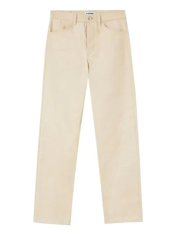 JIL SANDER Mid-rise Straight-leg Denim Jeans - Neutrals