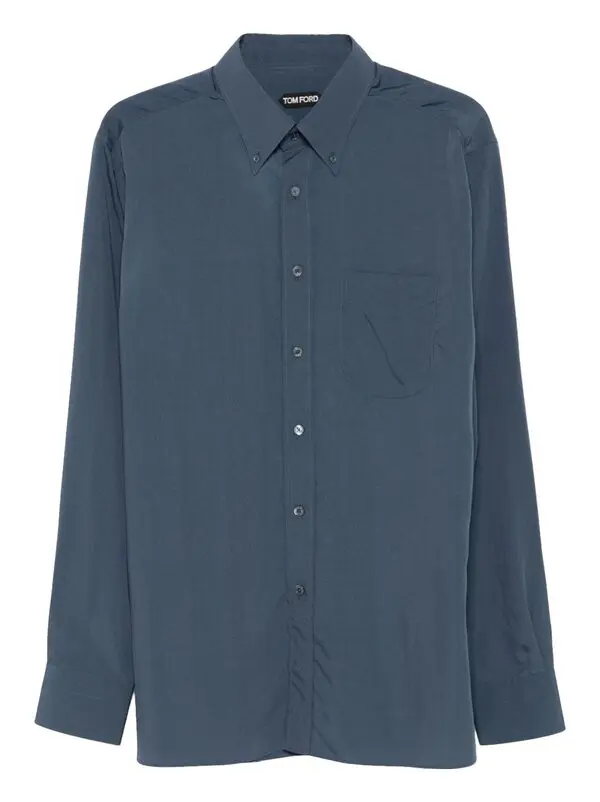 TOM FORD Button-down Shirt - Blue