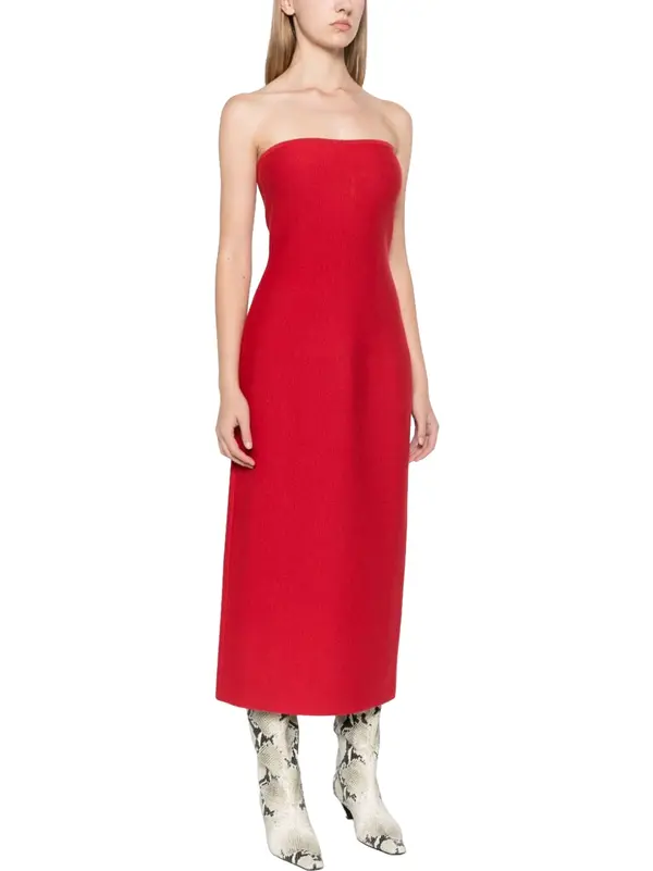 Gabriela Hearst Immanuel Midi Dress - Red