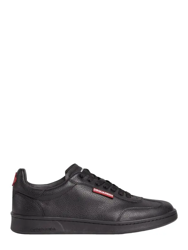 Dsquared2 Low-top Leather Sneakers - Black