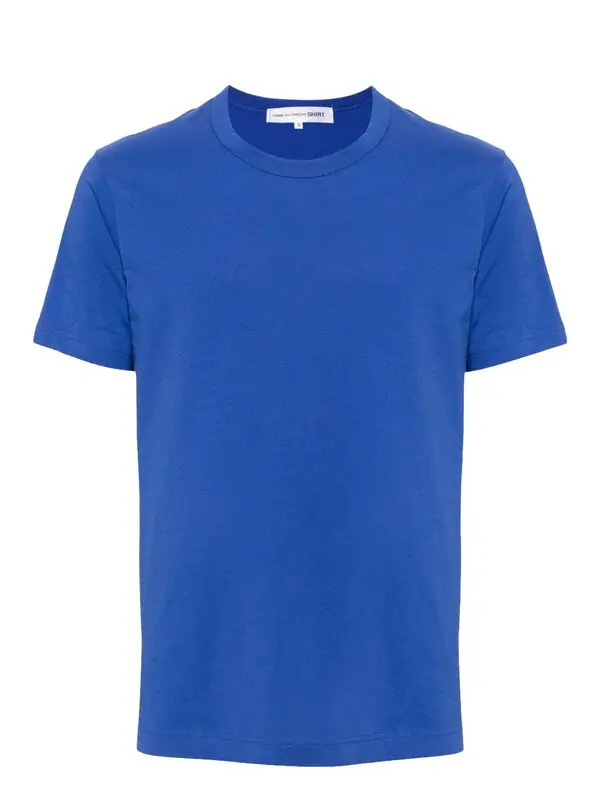 Comme Des Garçons Logo Print T-shirt - Blue
