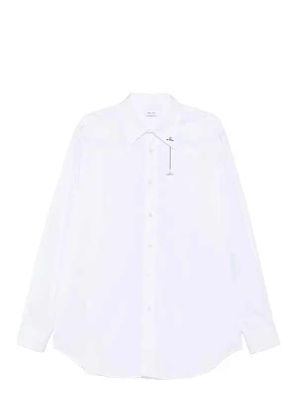 Alexander McQueen Cross-bar Chain Shirt - White