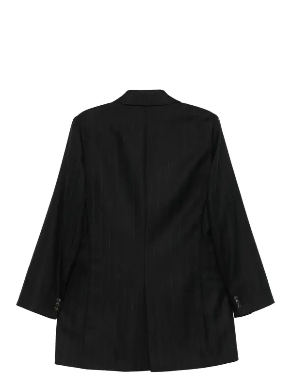 Our Legacy Queens Pinstripe Blazer - Black