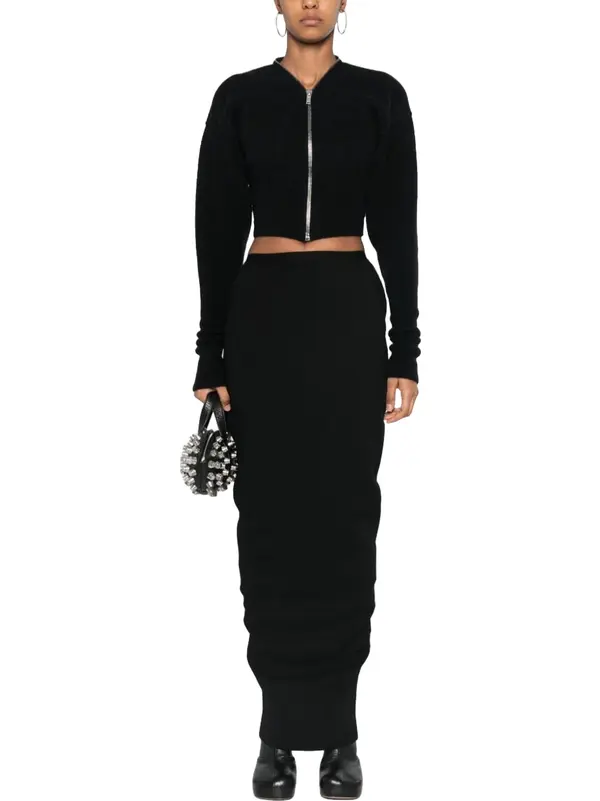 Rick Owens Pillar Maxi Skirt - Black