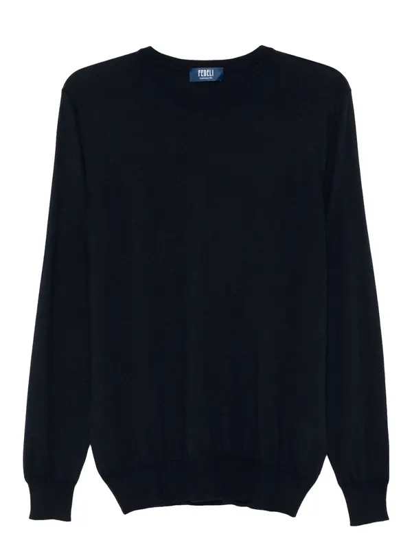 Fedeli Seta Sweater - Blue