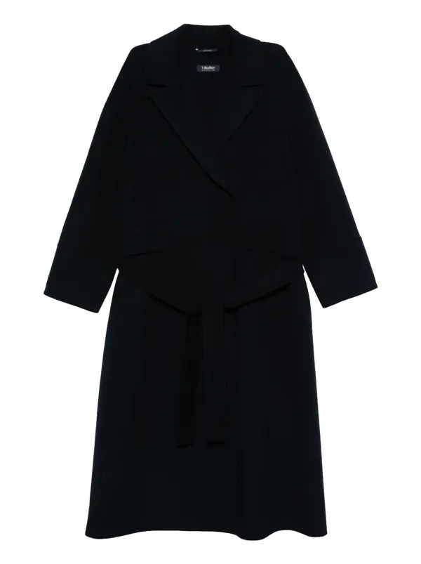 Max Mara Malika Single-breasted Coat - Blue