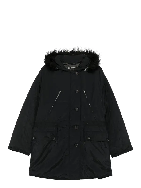 Our Legacy Subtle Parka Coat - Black