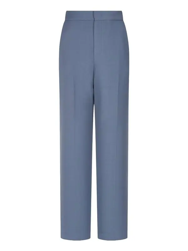 STUDIO TOMBOY Pintuck-detail Wide-leg Trousers - Blue