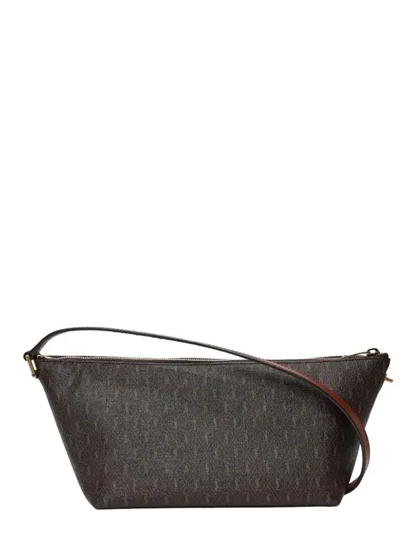 Saint Laurent Monogram Shoulder Bag - Brown