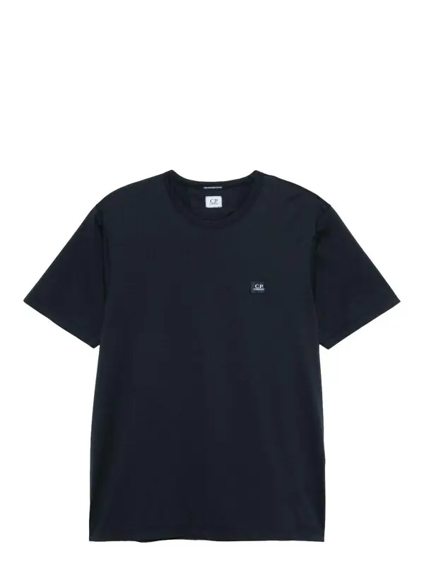 C.P. COMPANY Logo-appliqué T-shirt - Blue