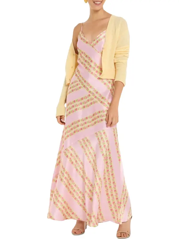 LoveShackFancy Azalea Maxi Dress - Pink