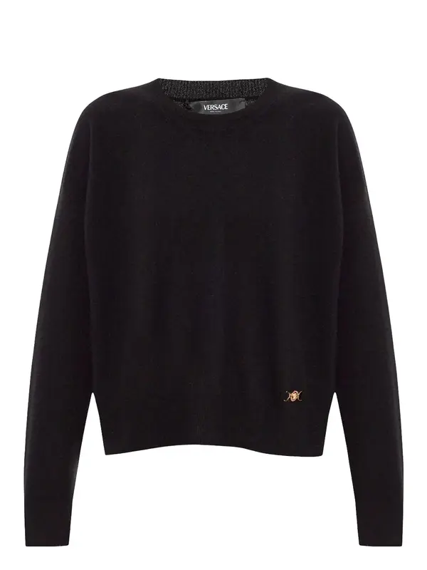 Versace Logo Sweater - Black