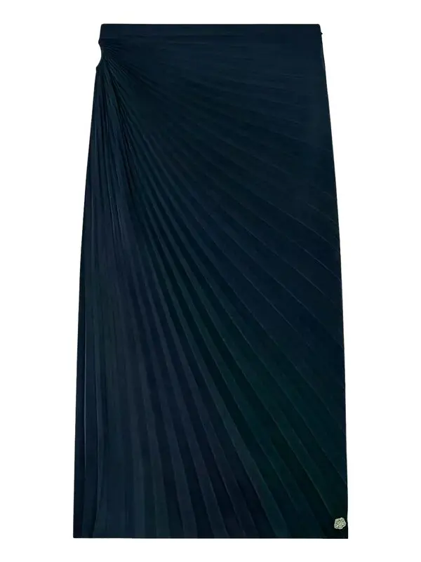 Kenzo Sunray-pleated Midi Skirt - Blue