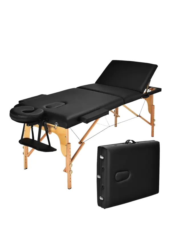 GIVIMO Portable Adjustable Massage Table - Black