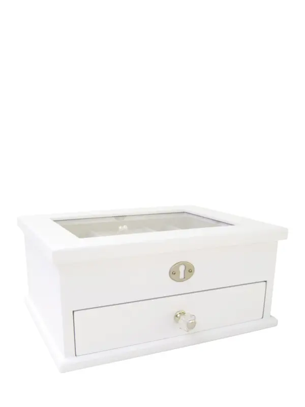 MELE & CO Mini Lili Jewelry Box - White