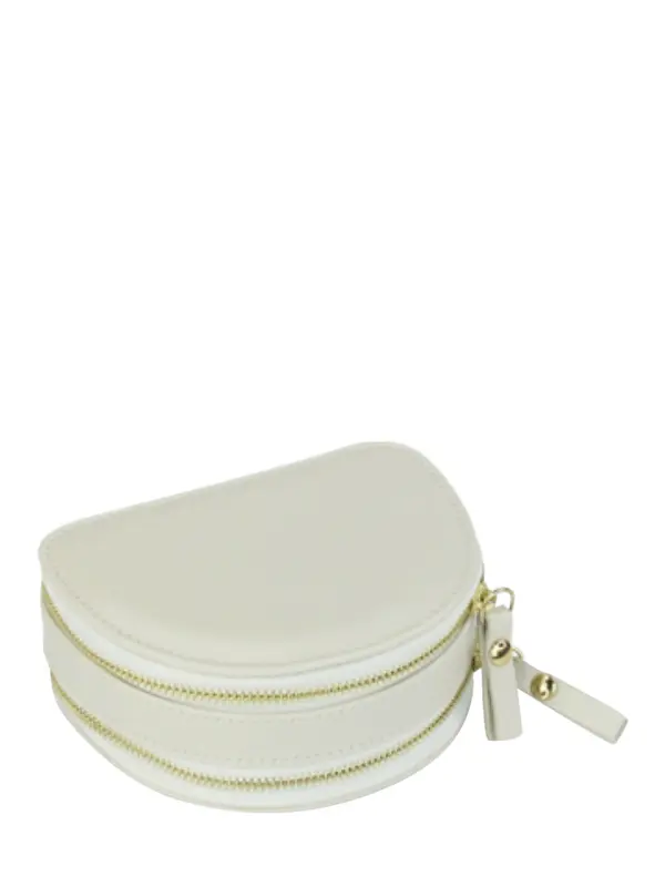 MELE & CO Mini Travel Jewelry Case - Ecru