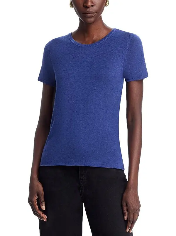 Majestic Filatures Cashmere Crewneck Tee - Blue Moon