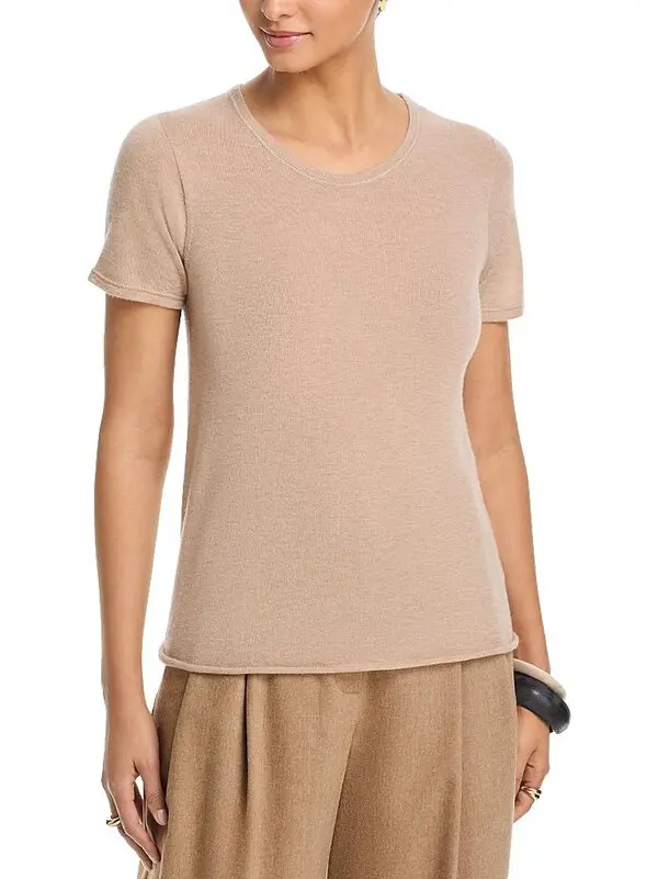 Majestic Filatures Cashmere Crewneck Tee - Cord Chine