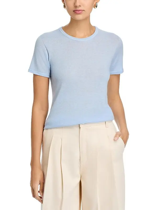 Majestic Filatures Cashmere Crewneck Tee - Ocean