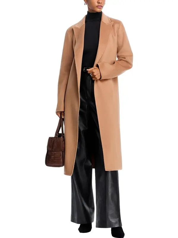 Elie Tahari The Nora Wool, Silk, And Cashmere Coat - Fossil
