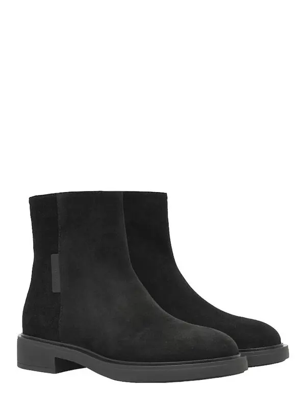 GIANVITO ROSSI Lexington Biker Boots - Black Suede