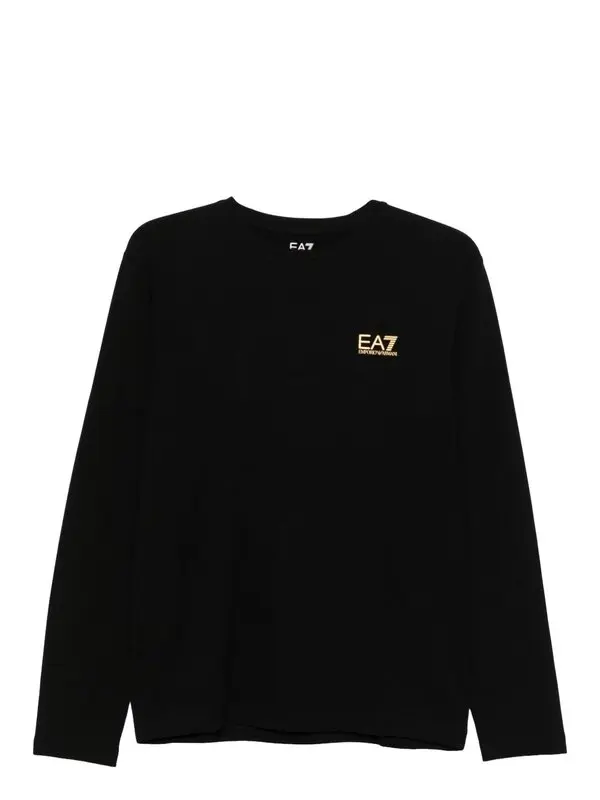 EA7 Logo-print T-shirt - Black