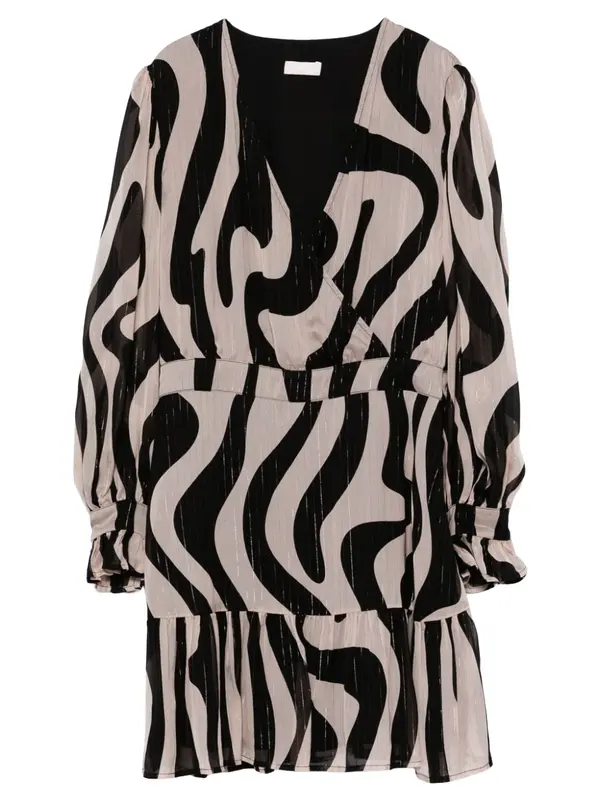 Liu Jo Abstract-print Dress - Black