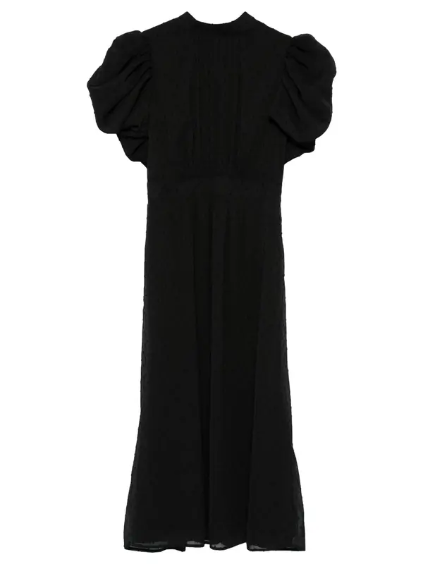Remain Birger Christensen Dawnana Midi Dress - Black