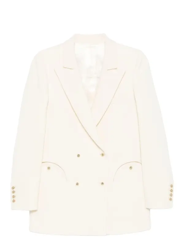 BLAZÉ MILANO Virgin Wool Blazer - White