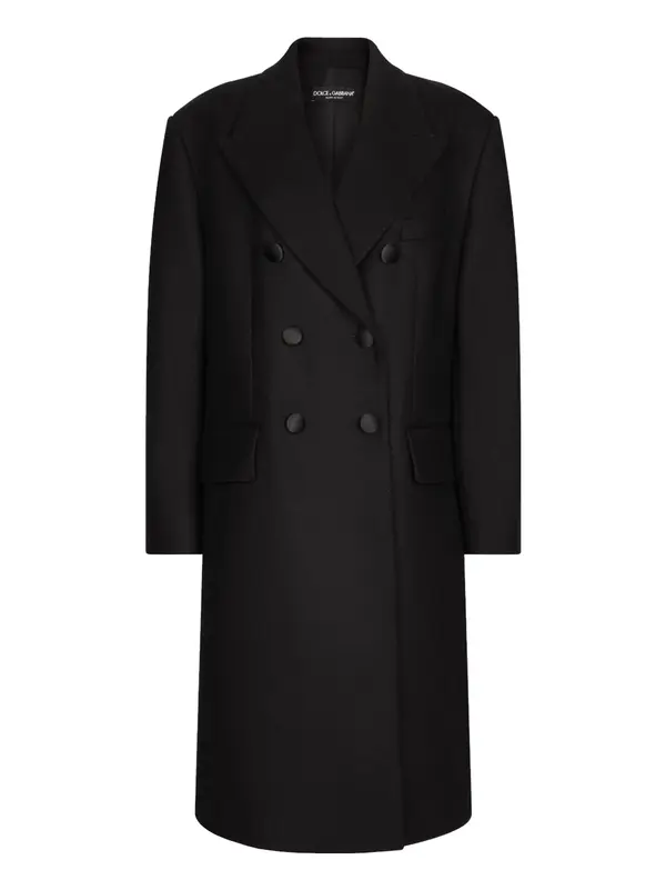 Dolce & Gabbana Double-breasted Coat - Black
