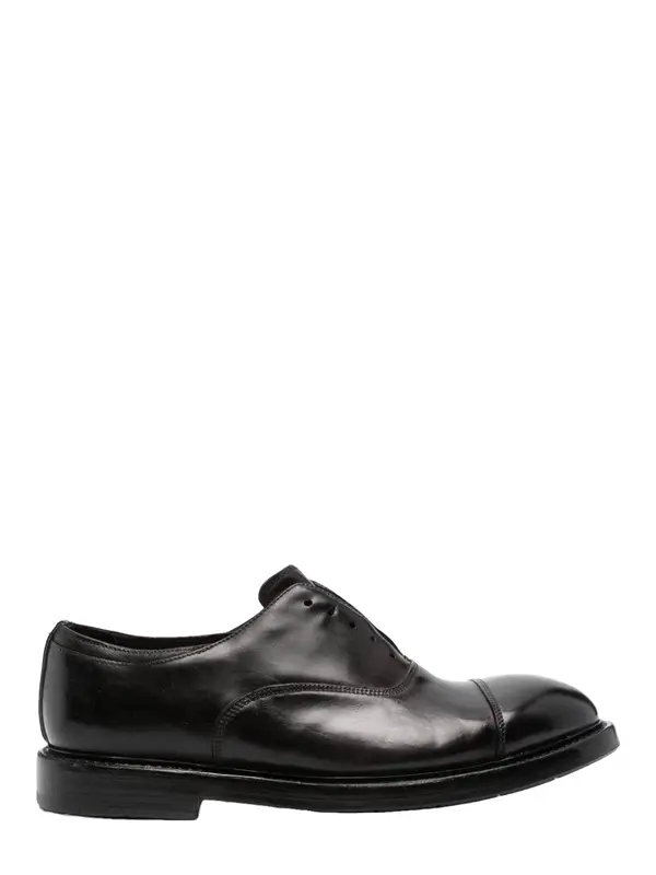 Premiata Leather Oxford Shoes - Brown