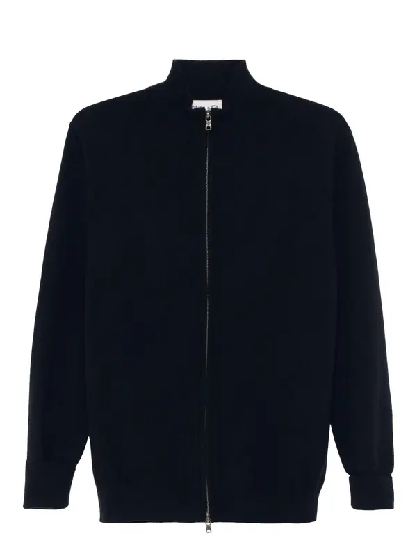 BALLANTYNE Zip-up Cashmere Cardigan - Blue
