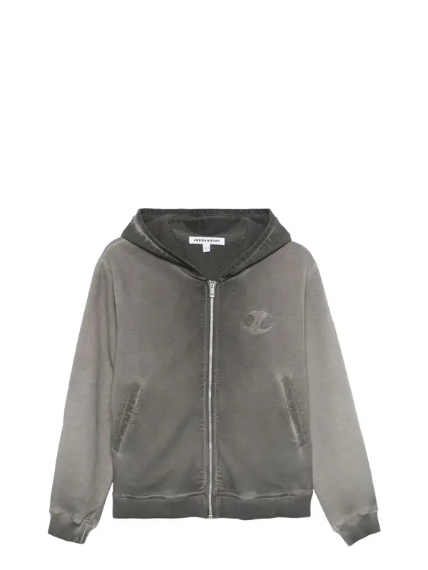 JORDANLUCA Absorber Zip-up Hoodie - Grey
