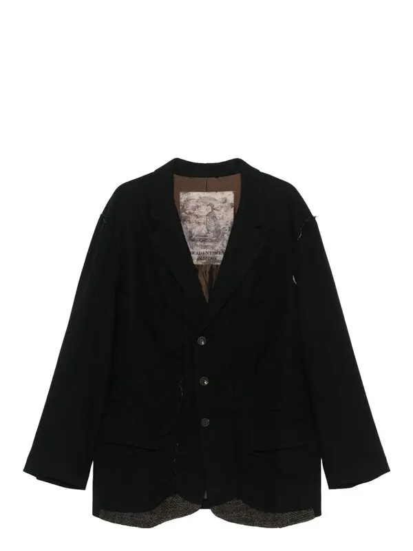ZIGGY CHEN Twill Blazer - Black