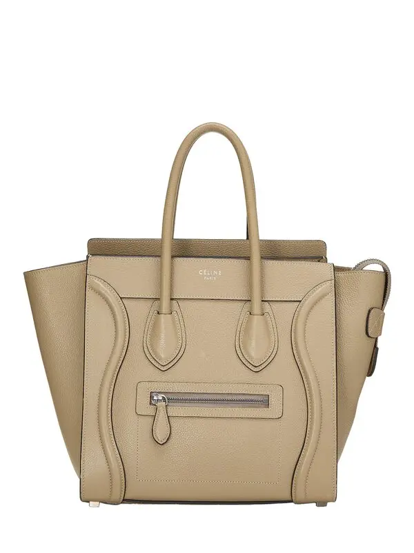 Celine Luggage Tote - Beige
