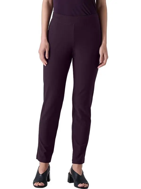 Eileen Fisher Slim Ankle Pant - Violet