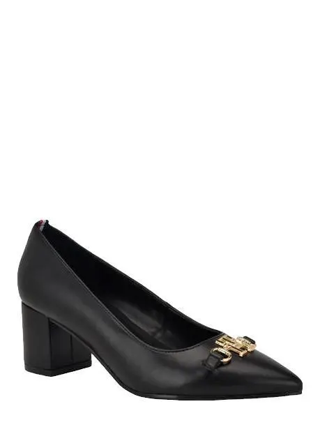 Tommy Hilfiger Nanya Pointed Toe Pump - Black