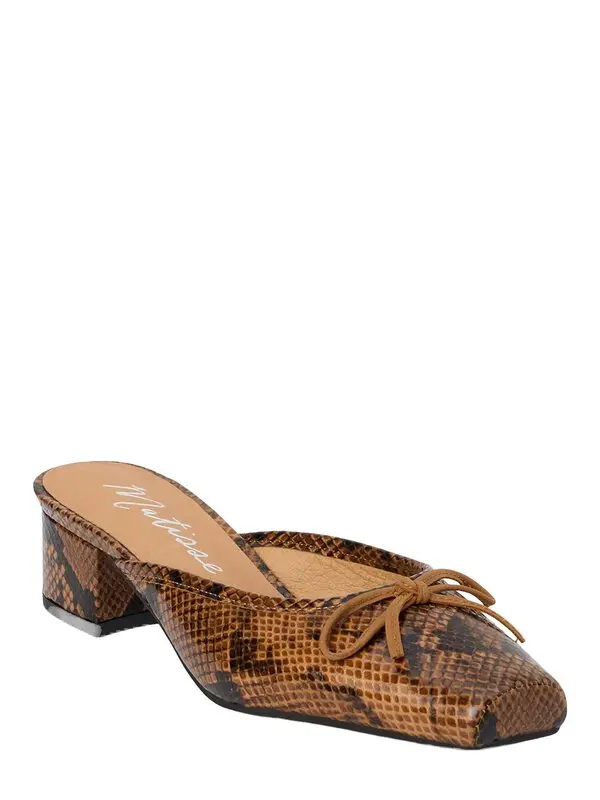 Matisse Basilio Mule - Brown Snk Leather