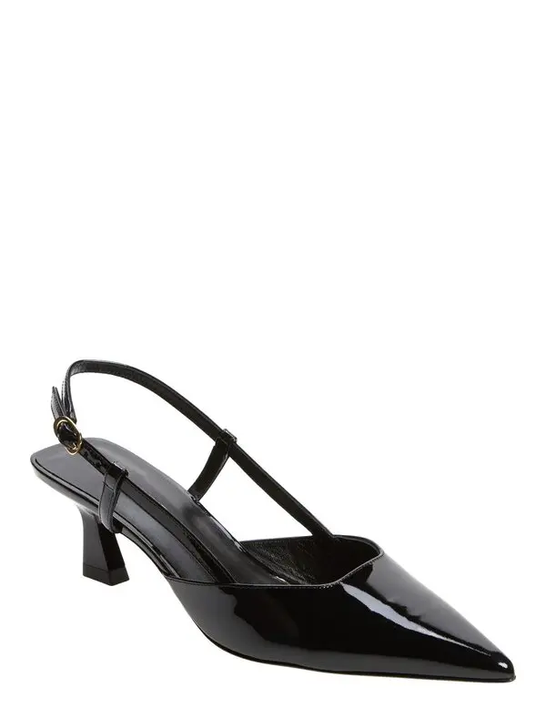 STUART WEITZMAN Vinnie 50 Slingback Pumps - Black