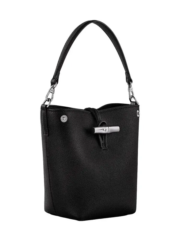 Longchamp Le Roseau Extra Small Bucket Bag - Black