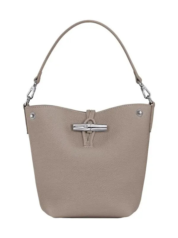 Longchamp Le Roseau Extra Small Bucket Bag - Clay