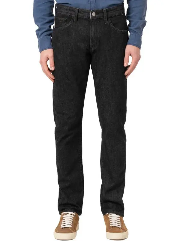MAVI Marcus Slim Straight Leg Jeans - Black Selvedge