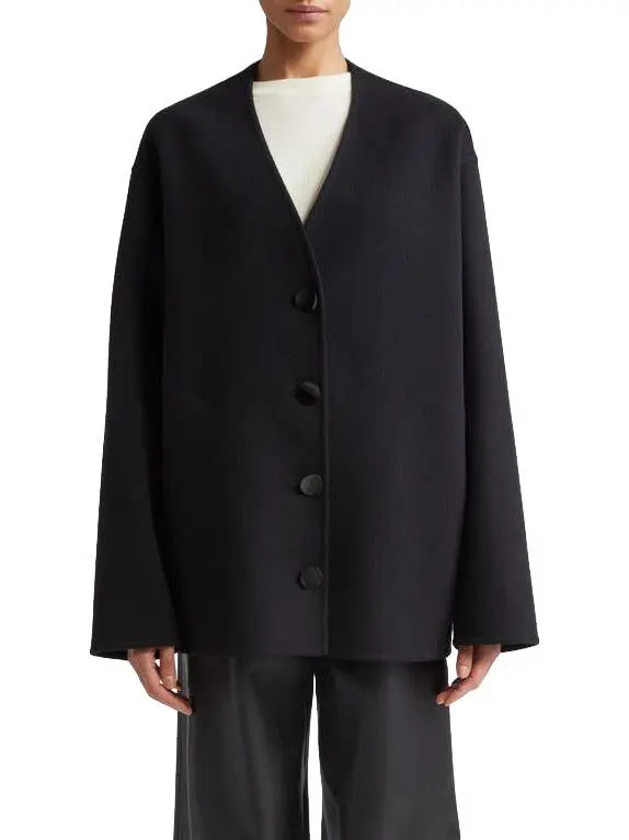 FFORME Double Face Wool Jacket - Black