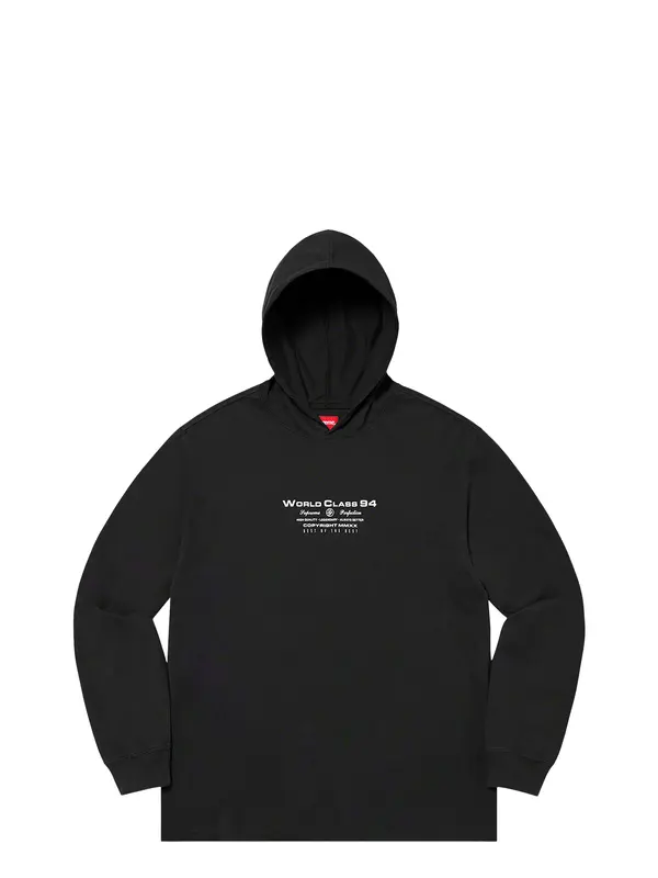 Supreme Best Of The Best Hooded Long-sleeve Top - Black