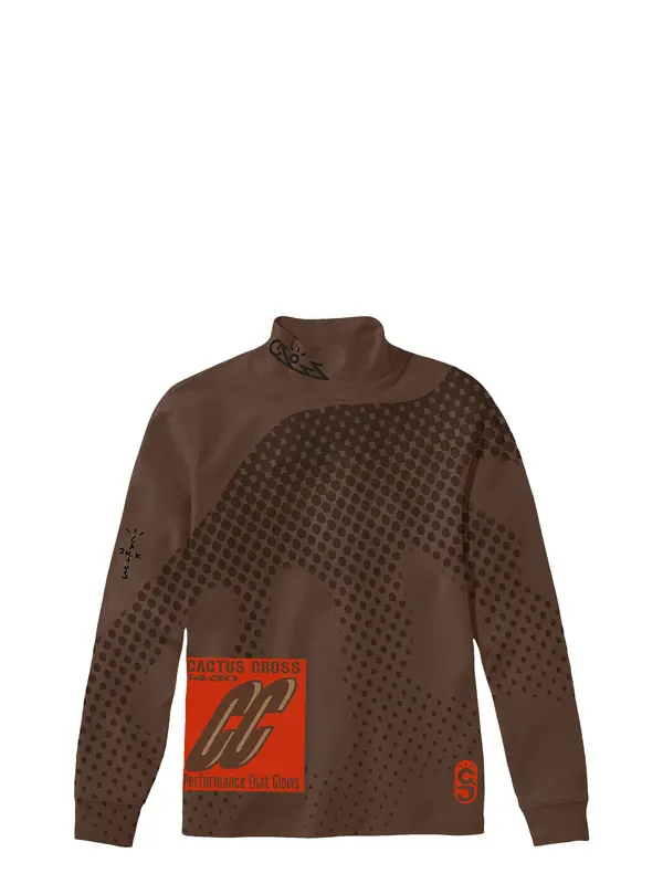 CACTUS JACK BY TRAVIS SCOTT Cc Sport Mock Neck - Brown